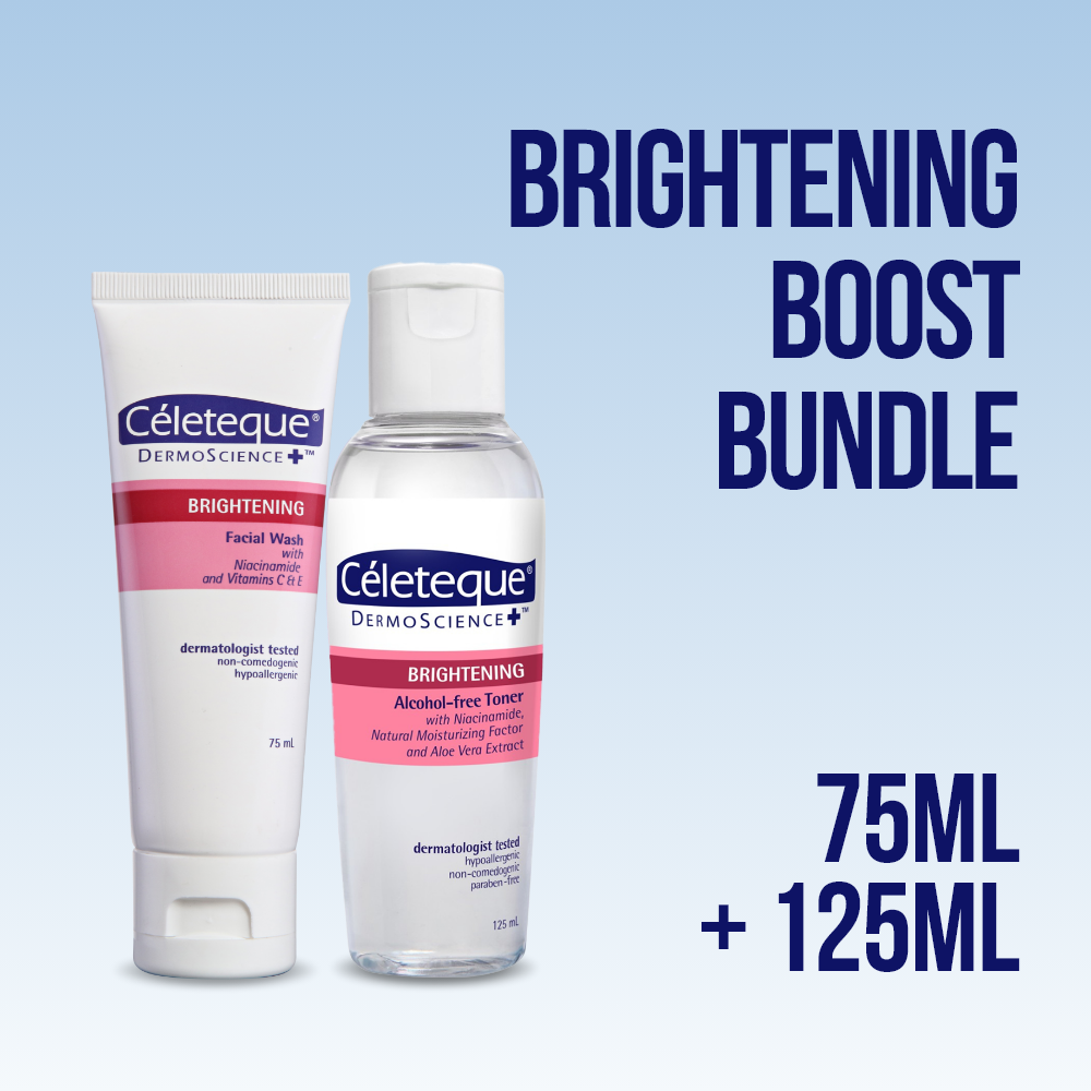 Celeteque Brightening Boost Bundle (Brightening Facial Wash 75ml + Bri ...