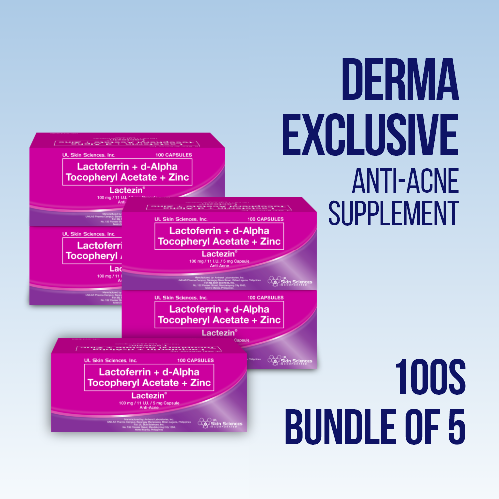 [Derma Exclusive] Lactezin 100mg Anti-Acne 100 capsules (Bundle of 5 b ...