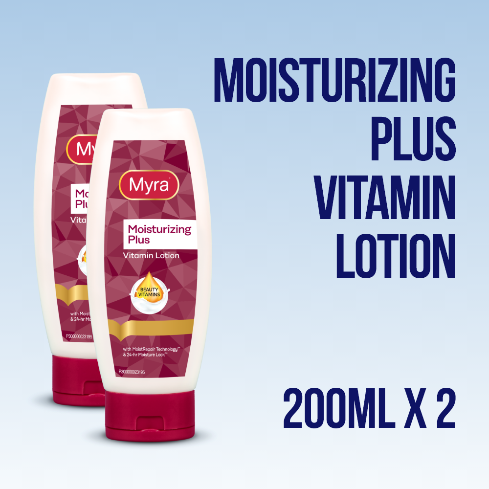 Myra Moisturizing Plus Vitamin Lotion 200mL x 2 – UL Skin Sciences, Inc.