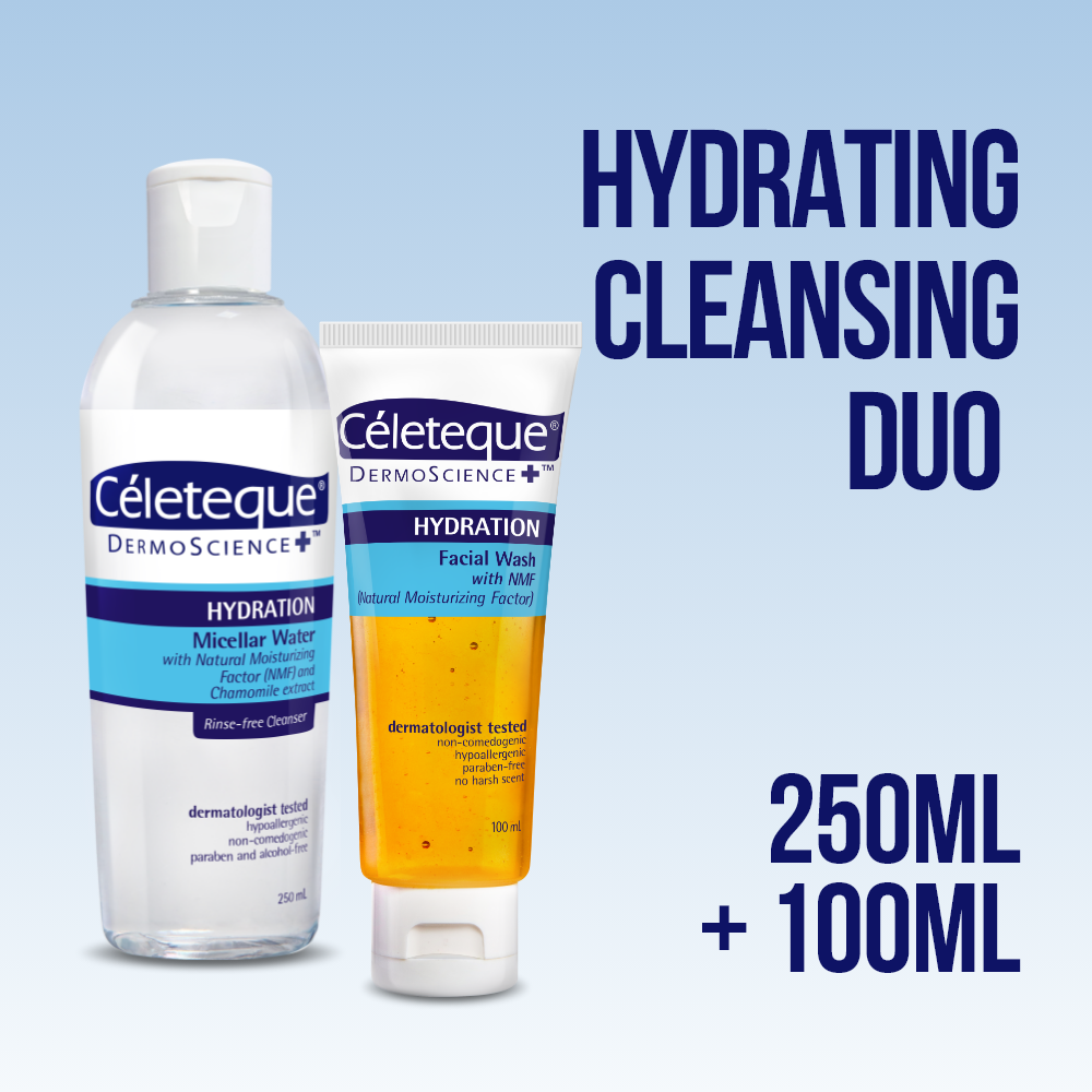 Celeteque® DermoScience™ Hydrating Cleansing Duo (Hydration Micellar W ...