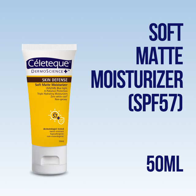 Céleteque® DermoScience™ Skin Defense Soft Matte Moisturizer with SPF5 ...